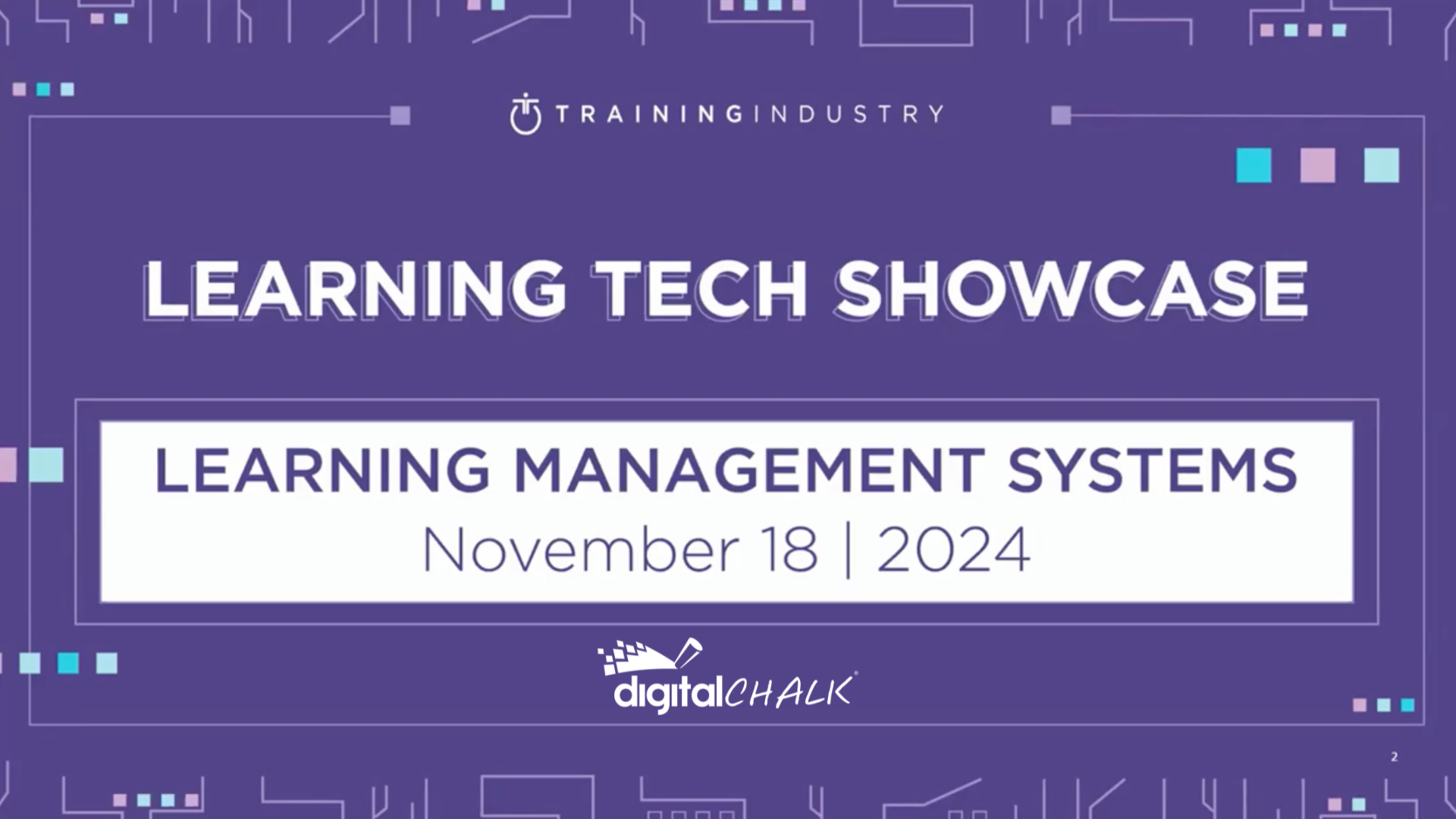 Training Industry Learning Tech Showcase: Q&A with DigitalChalk • DigitalChalk
